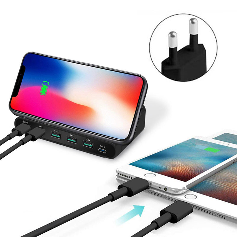 MULTI-POORT DRAADLOZE OPLADER – dappetulp