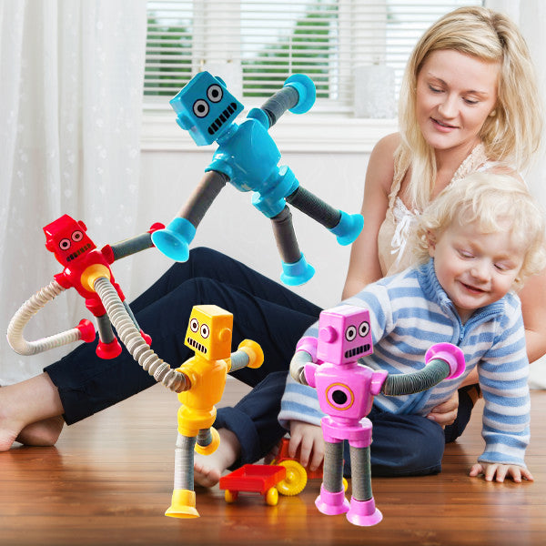 Telescopic Suction Cup Robot Toy – dappetulp